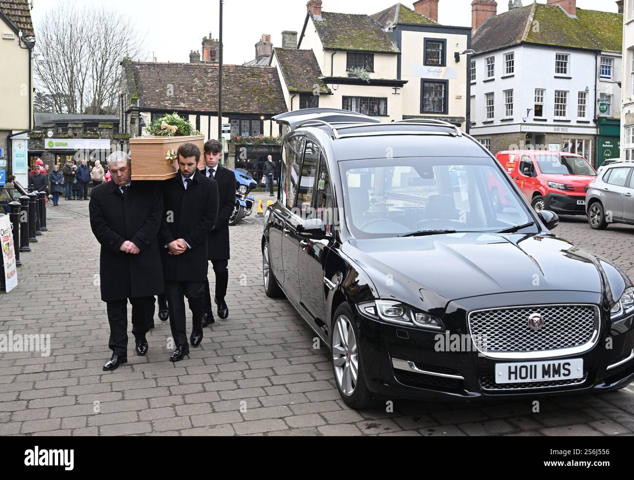 Somerset, UK. January 17th, 2025. The funeral of Radio DJ Johnnie ...