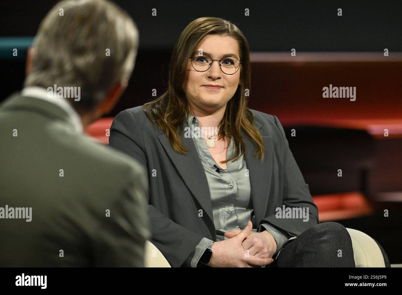 Markus Lanz mit Anna Kassautzki 12/24 her Markus Lanz und Anna ...