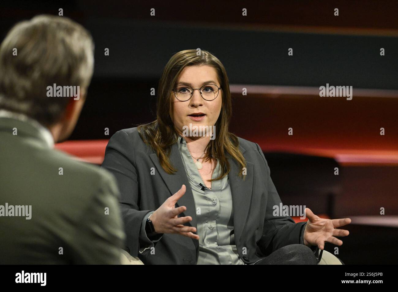 Markus Lanz mit Anna Kassautzki 12/24 her Markus Lanz und Anna ...