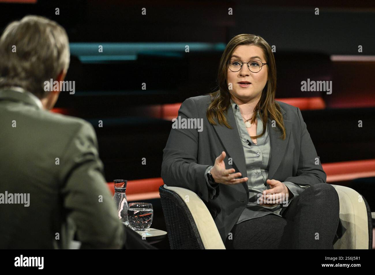 Markus Lanz mit Anna Kassautzki 12/24 her Markus Lanz und Anna ...