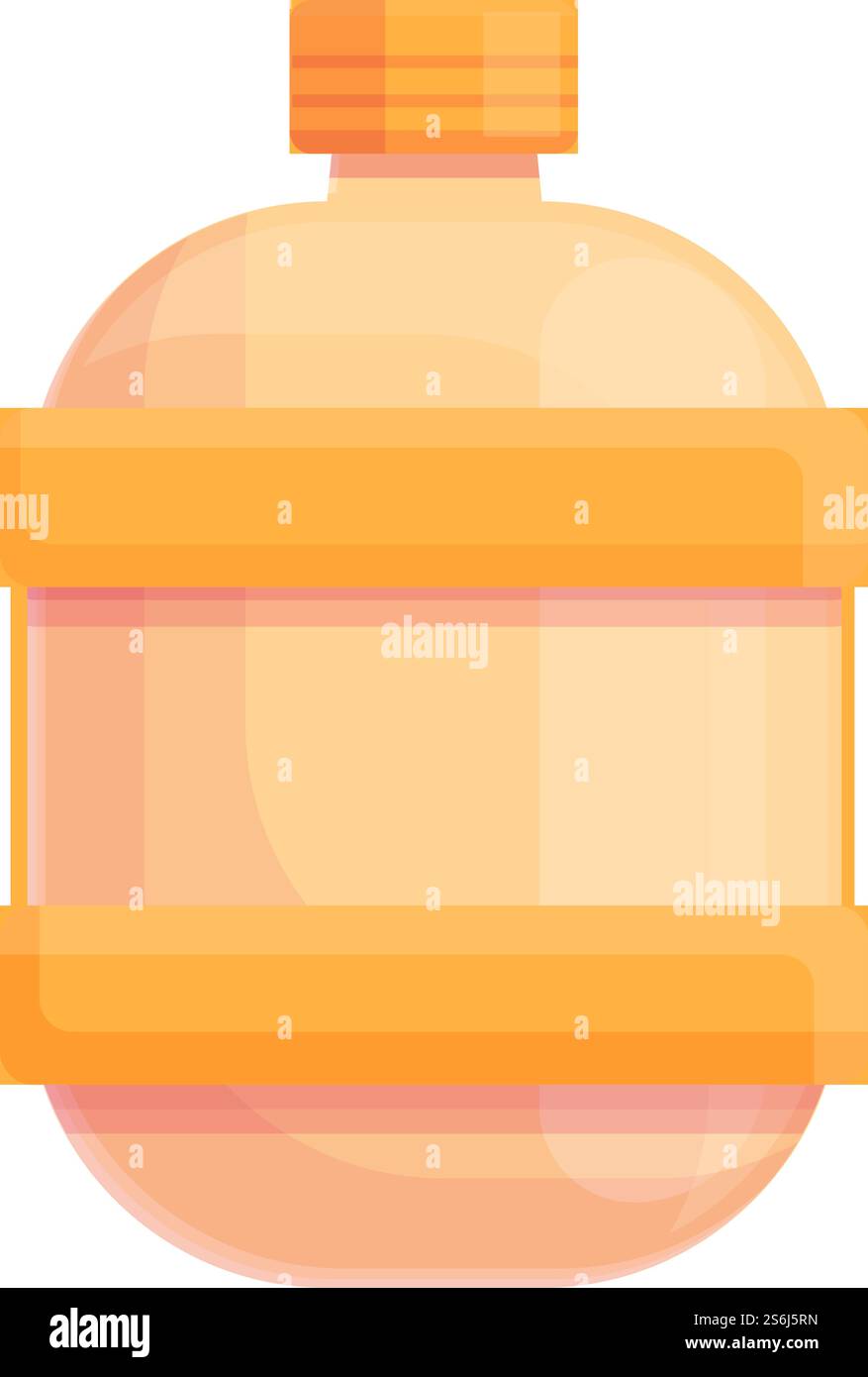 Safari water flask icon. Cartoon of Safari water flask vector icon for ...