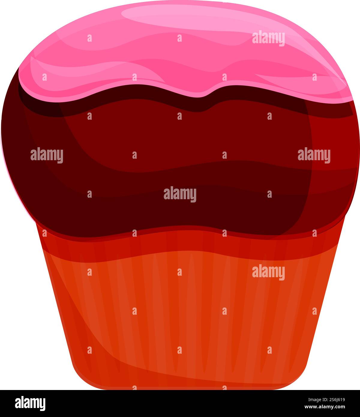 Sweet muffin icon. Cartoon and flat of Sweet muffin vector icon for web ...