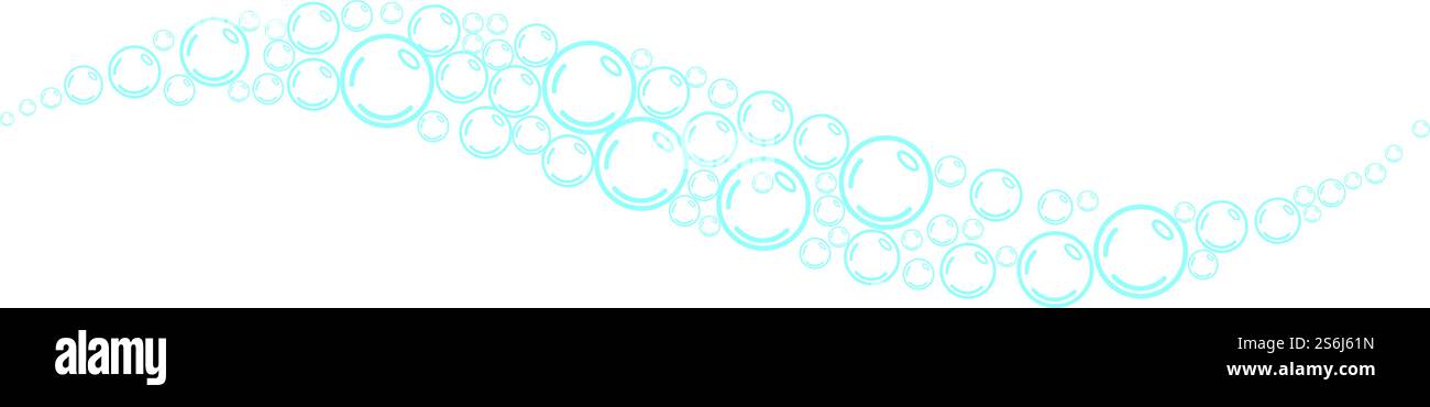 Natural realistic water bubble illustration vector design Stock Vector ...