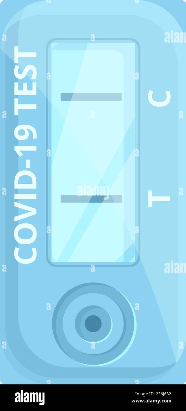 Rapid test covid icon. Cartoon and flat of Rapid test covid vector icon ...