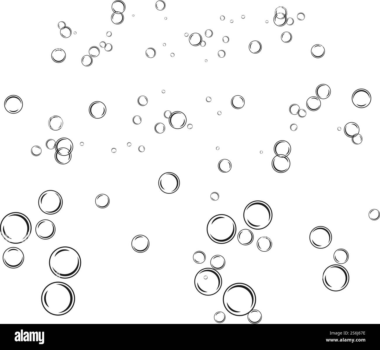 Natural realistic water bubble illustration vector design Stock Vector ...