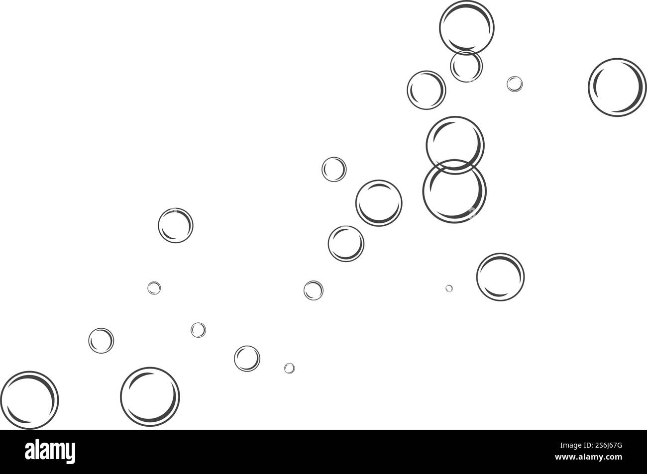 Natural realistic water bubble illustration vector design Stock Vector ...