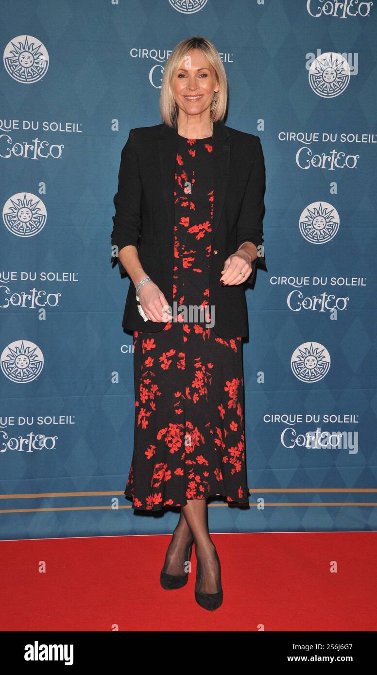 Jenni Falconer at the "Cirque du Soleil: Corteo" London premiere ...