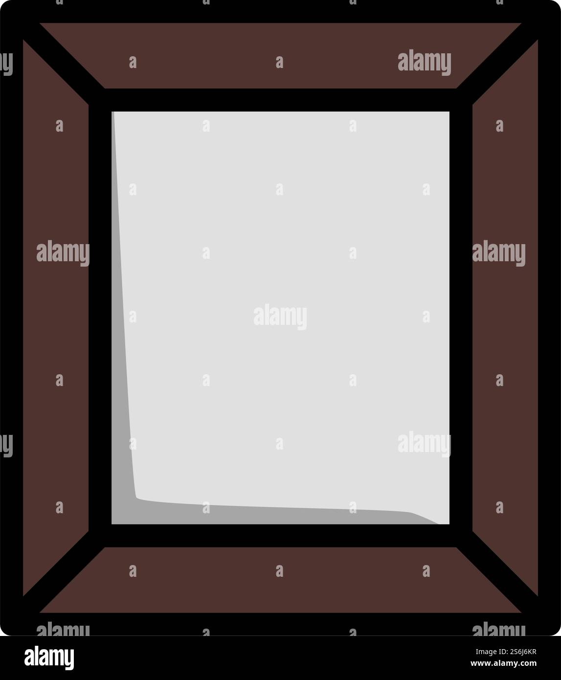 Picture Frame Icon. Editable Bold Outline With Color Fill Design ...