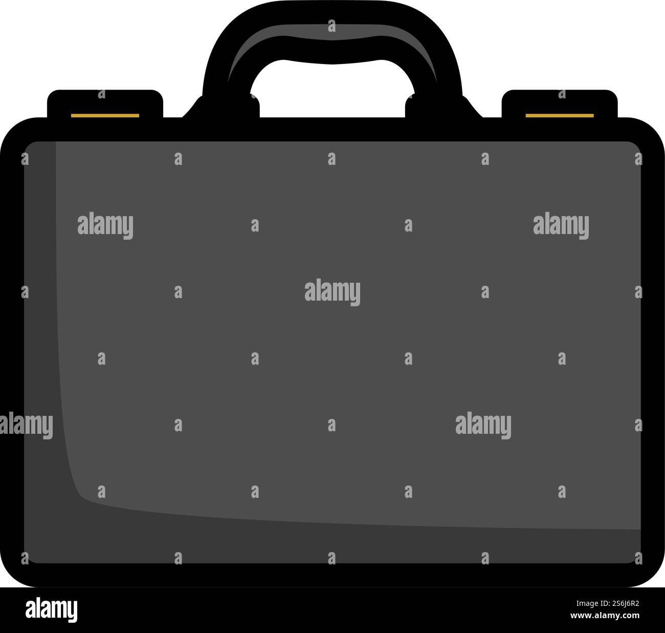 Business Briefcase Icon. Editable Bold Outline With Color Fill Design ...