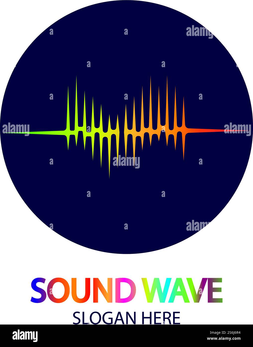 Sound Wave. Colorful sound waves for party, DJ, pub, clubs, discos ...