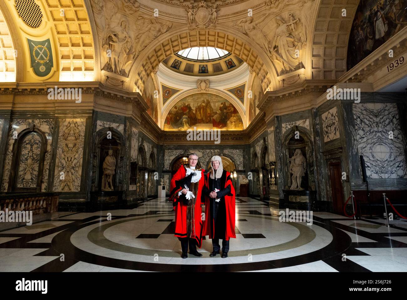 Lord Mayor of the City of London Alastair King (left) and the Central ...