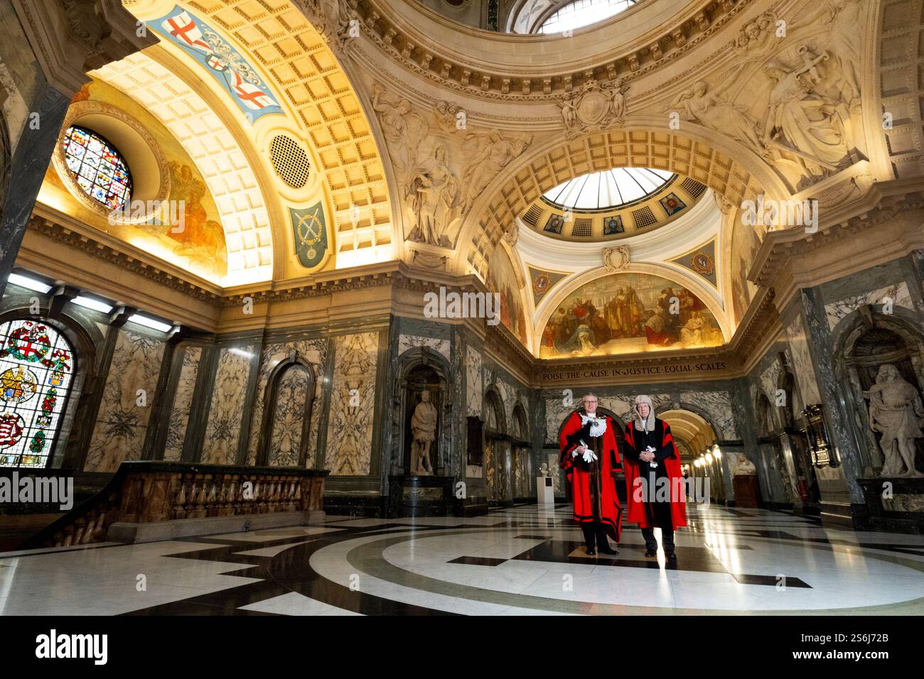 Lord Mayor of the City of London Alastair King (left) and the Central ...