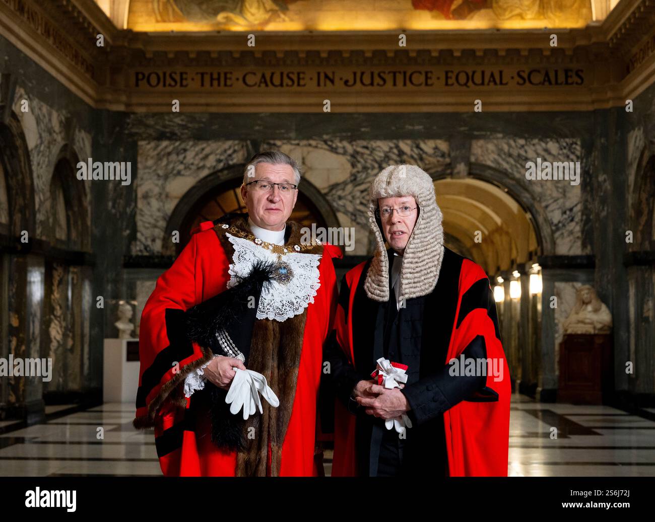 Lord Mayor of the City of London Alastair King (left) and the Central ...