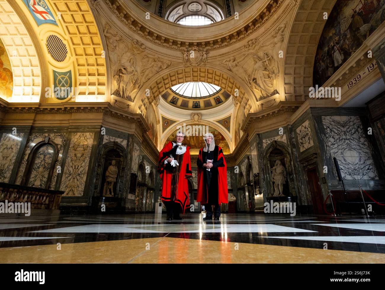 Lord Mayor of the City of London Alastair King (left) and the Central ...