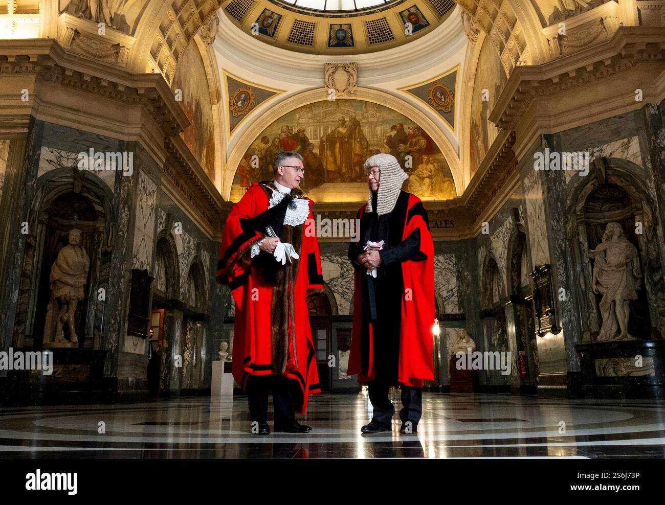Lord Mayor of the City of London Alastair King (left) and the Central ...