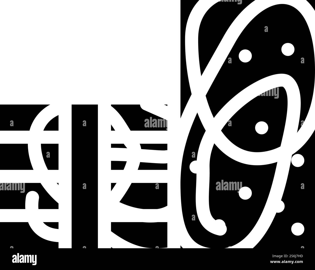 styrofoam building material glyph icon vector. styrofoam building ...