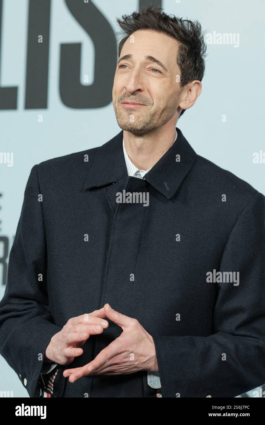 Adrien Brody attends 'The Brutalist' photocall at the Rosewood ...