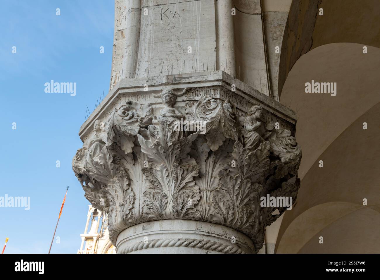 capitals of the Doge's Palace in Venice are extraordinary works of art ...
