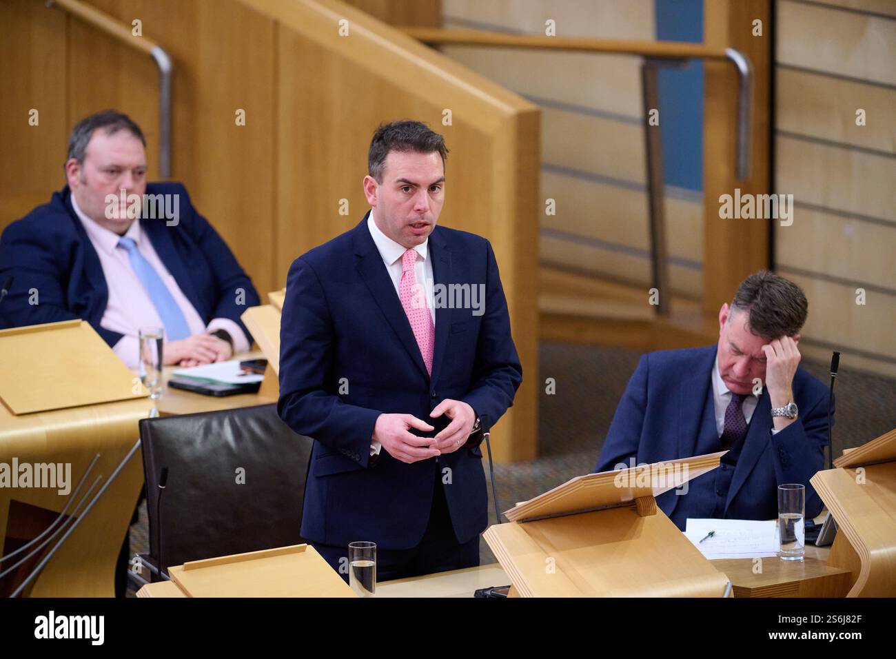 Edinburgh Scotland, UK 16 January 2025. Maurice Golden MSP at the ...