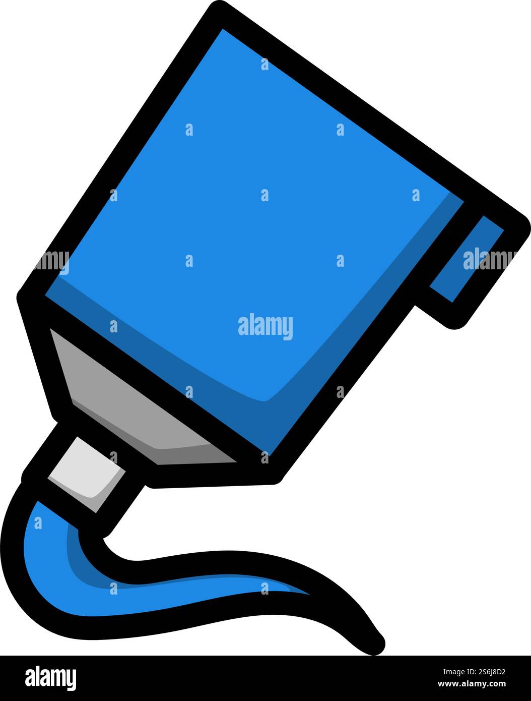 Paint Tube Icon. Editable Bold Outline With Color Fill Design. Vector ...