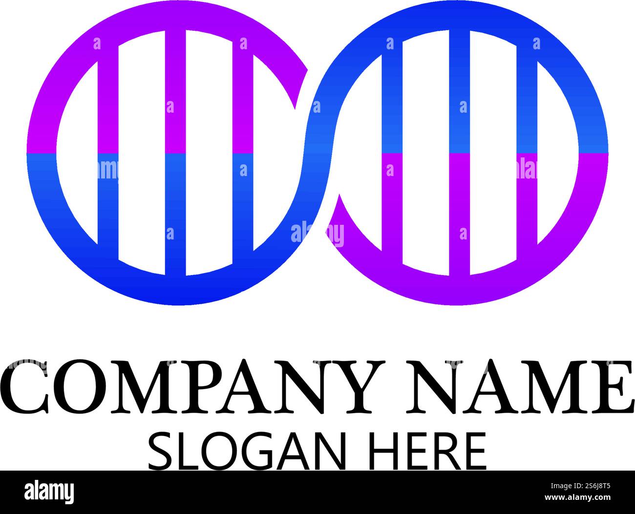 Infinity DNA Logo Icon Vector Stock Vector Image & Art - Alamy