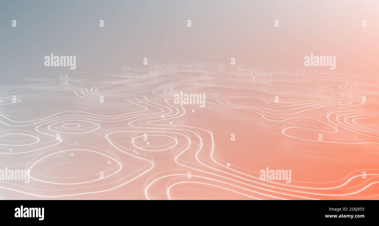 Animation network white map lines hi-res stock photography and images ...