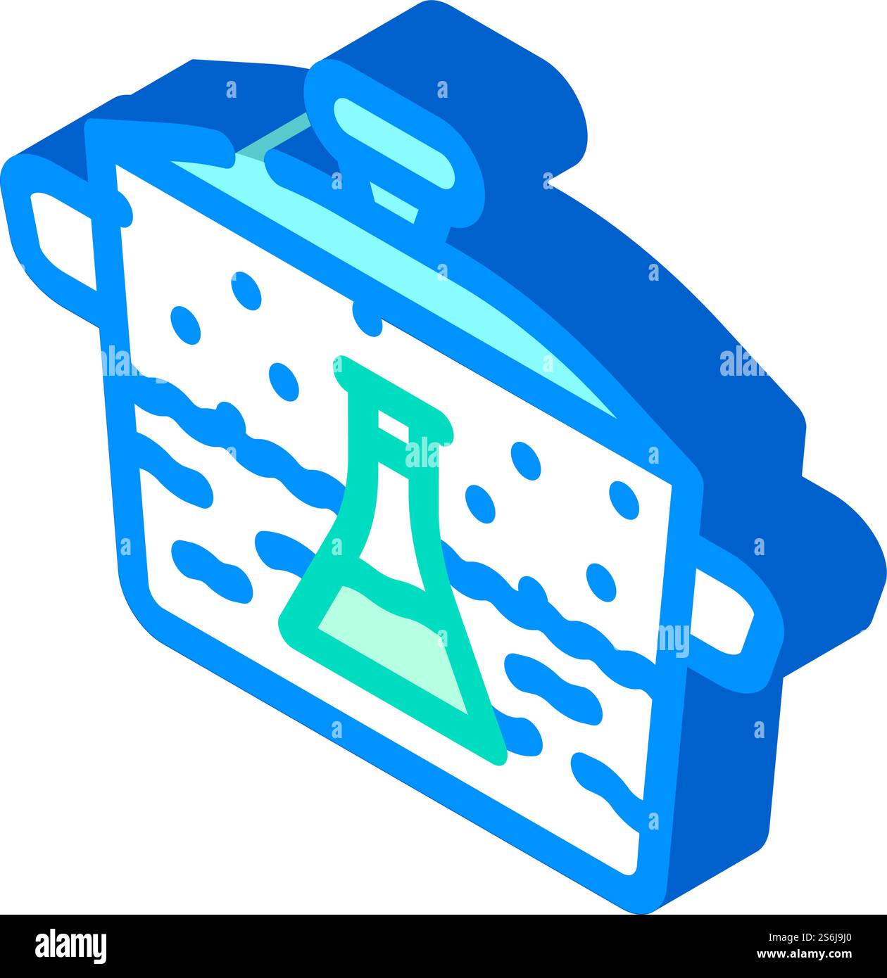 chemistry of dish isometric icon vector. chemistry of dish sign ...