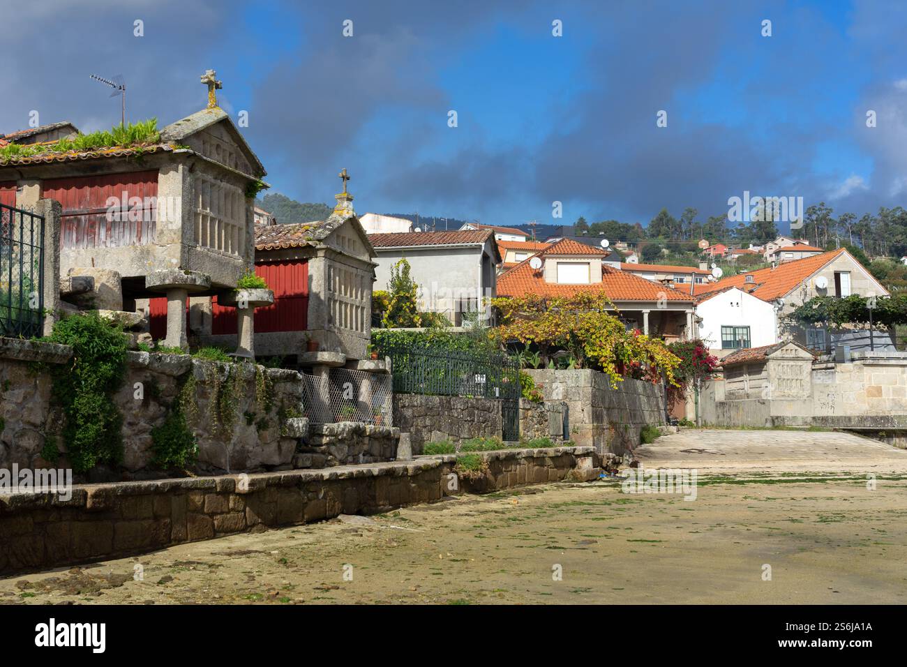 COMBARRO, SPAIN - OCTOBER 25, 2021: Fishing village of Combarro with ...