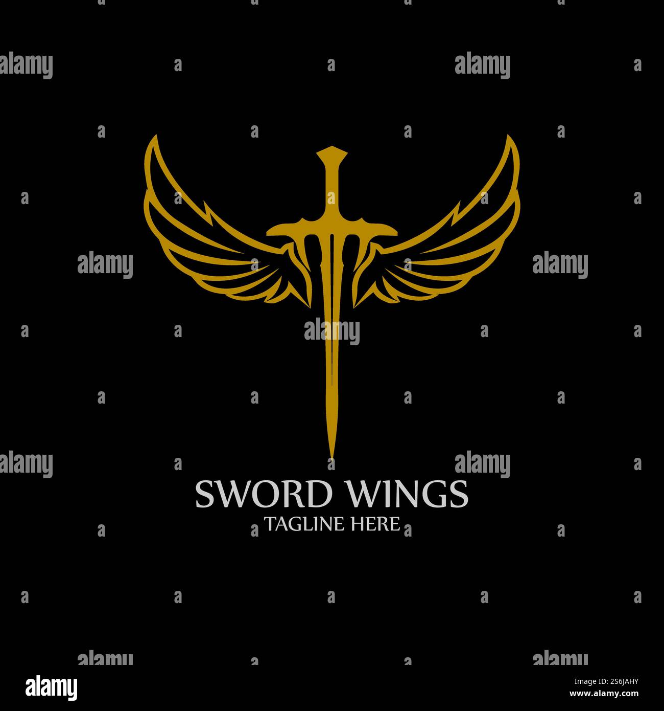 Gold shield letter on black hi-res stock photography and images - Alamy