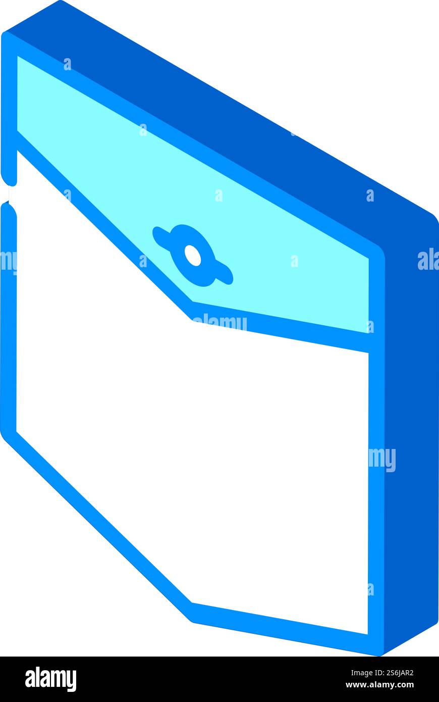 western pocket isometric icon vector. western pocket sign. isolated ...