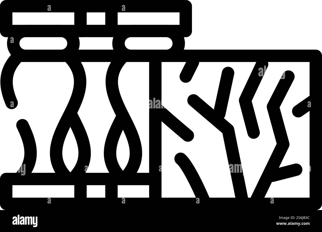 marble building material line icon vector. marble building material ...