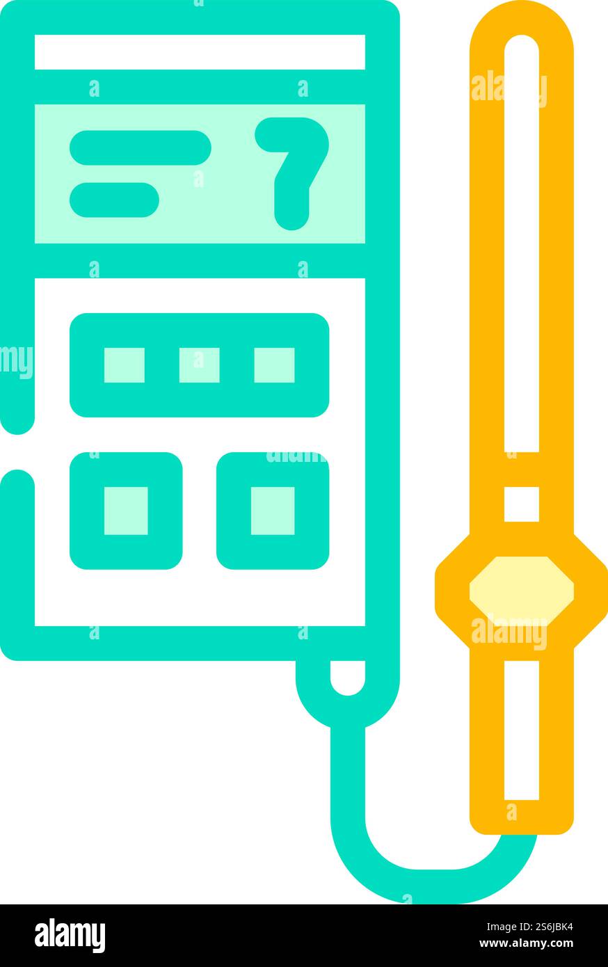 soil analyzer device color icon vector. soil analyzer device sign ...