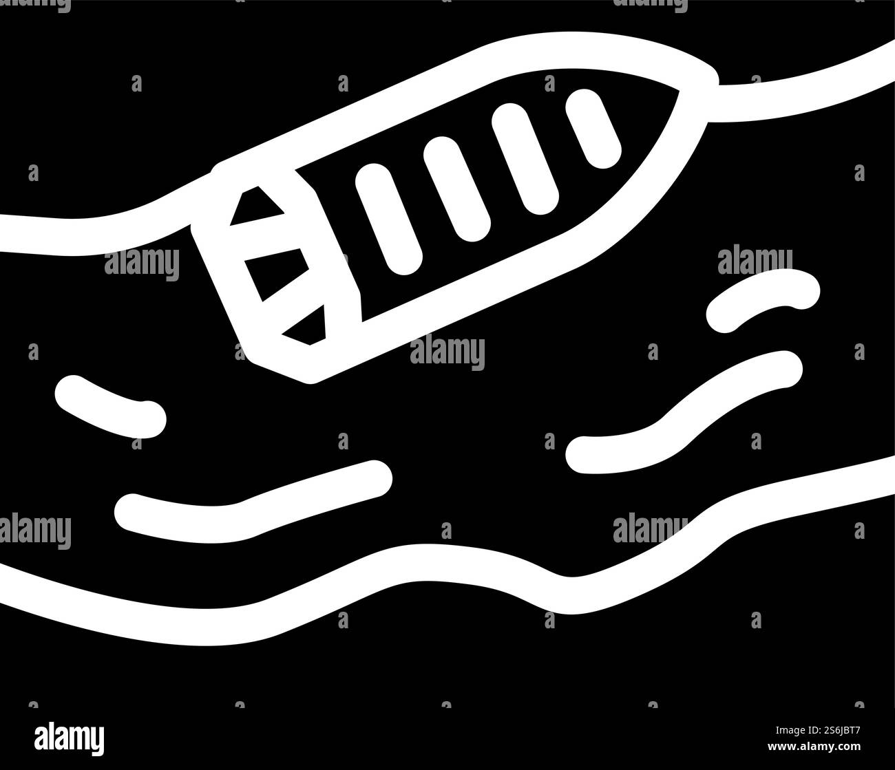 tanker spill disaster glyph icon vector. tanker spill disaster sign ...