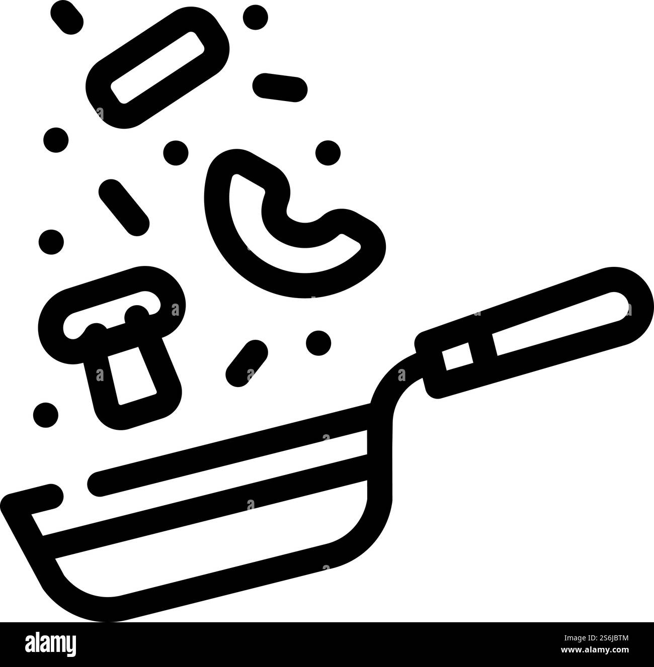 virtuoso cooking line icon vector. virtuoso cooking sign. isolated ...