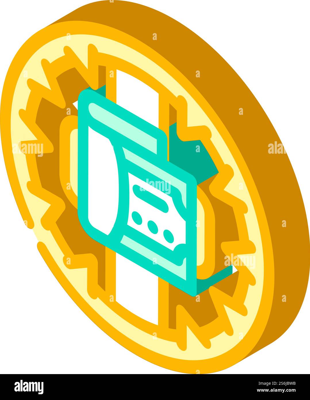 money trap isometric icon vector. money trap sign. isolated symbol ...