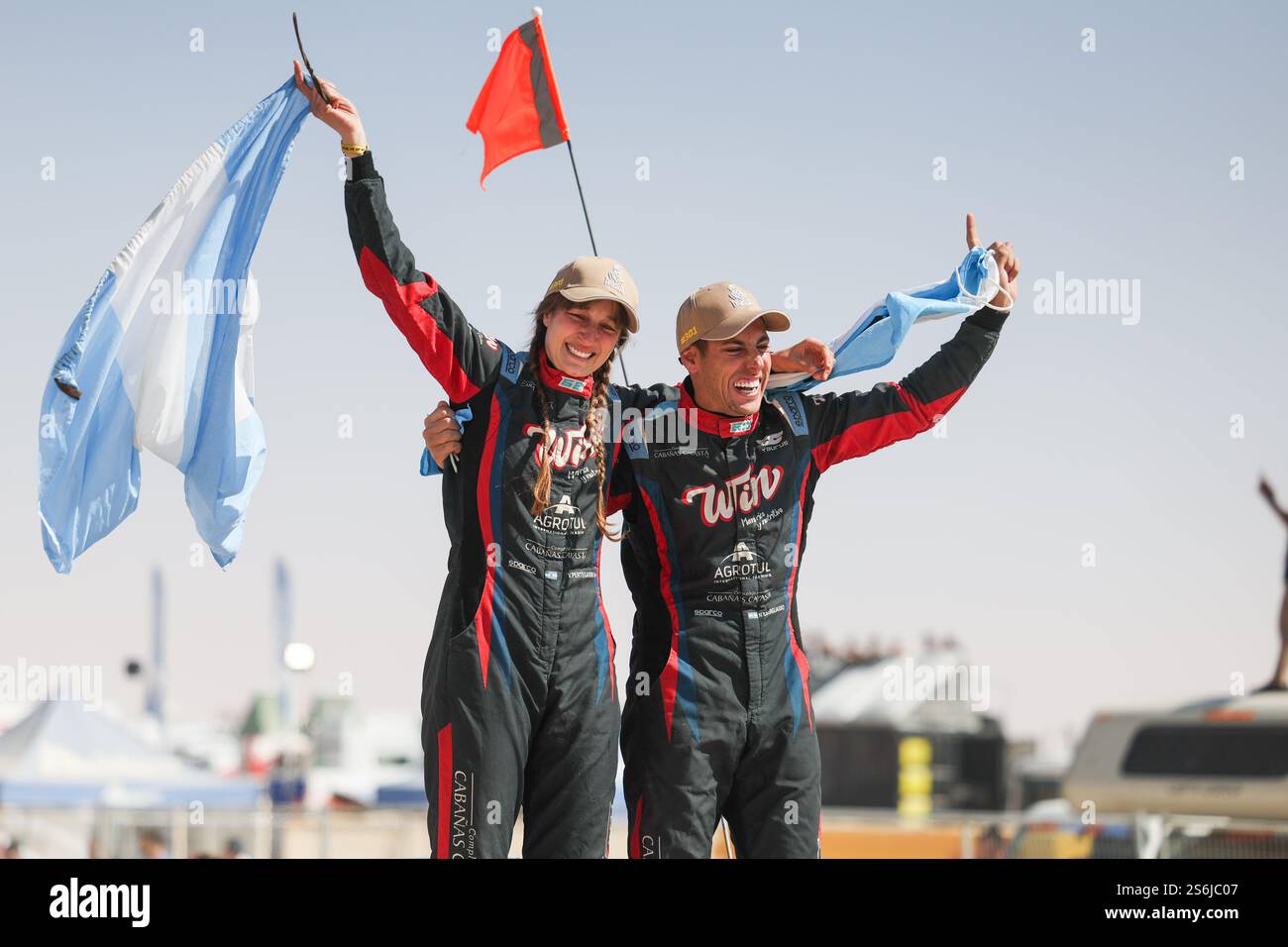 Subaytah, Arabie Saoudite. 17th Jan, 2025. 301 CAVIGLASSO Nicolas (arg), PERTEGARINI Valentina ...