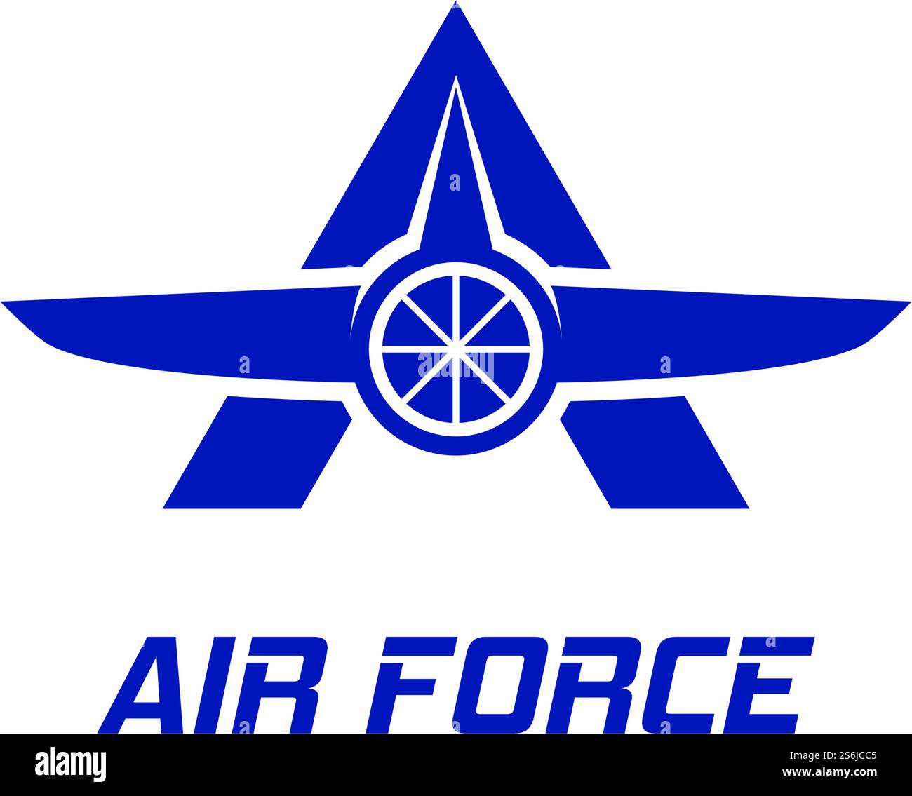 Air force plane military logo vector design Stock Vector Image & Art ...