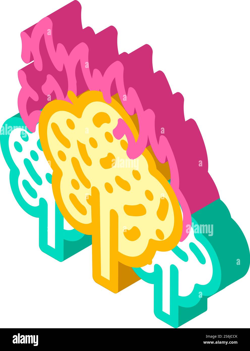 forest fire disaster isometric icon vector. forest fire disaster sign ...