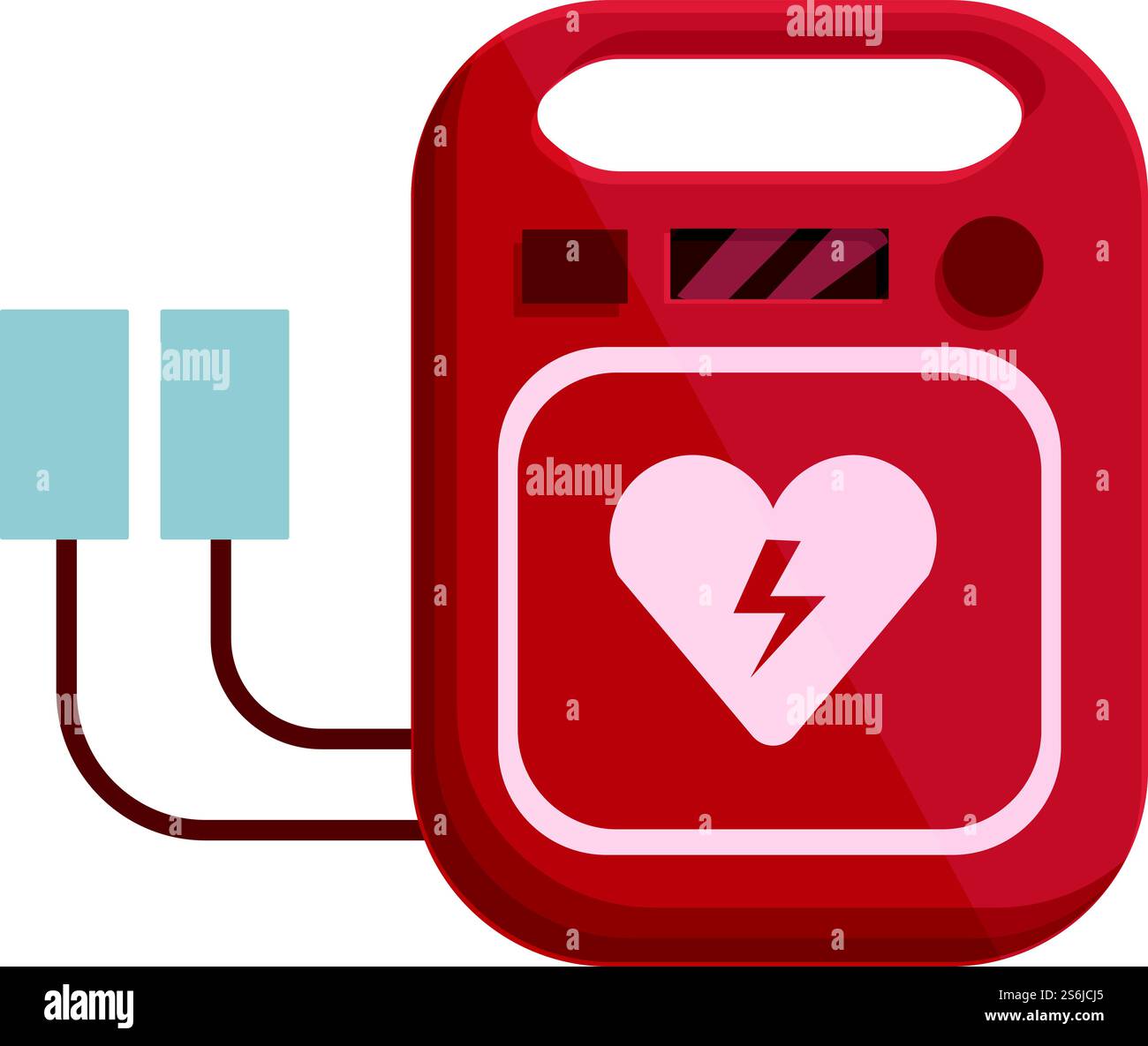 Cardiac defibrillator icon. Cartoon of Cardiac defibrillator vector icon for web design isolated ...