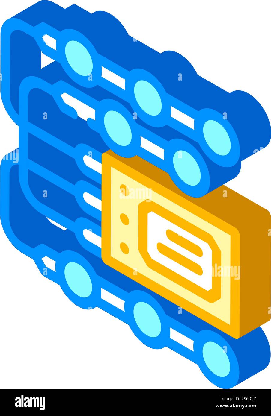 electronic stimulant isometric icon vector. electronic stimulant sign ...
