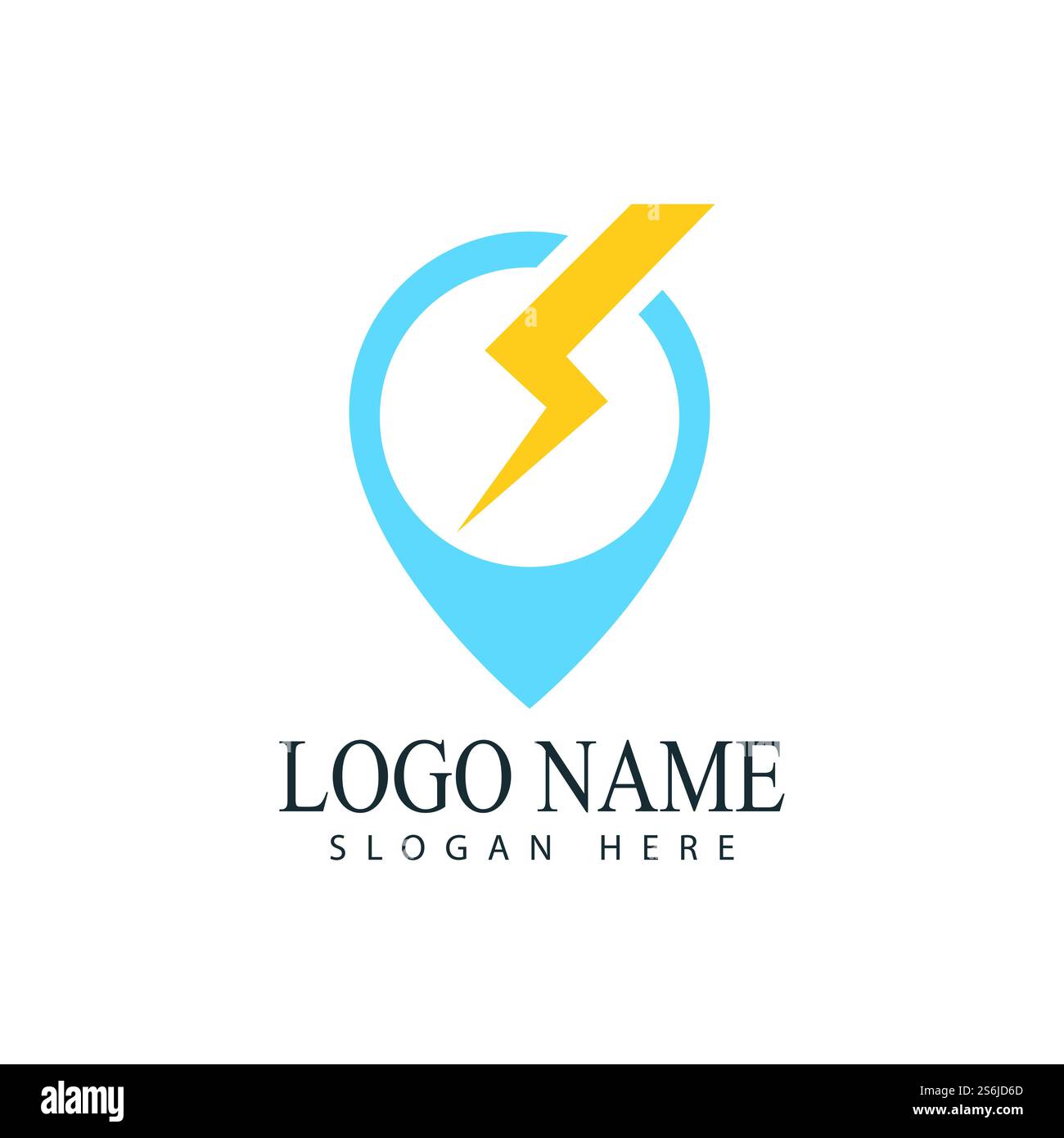 Power lightning logo vector design Stock Vector Image & Art - Alamy
