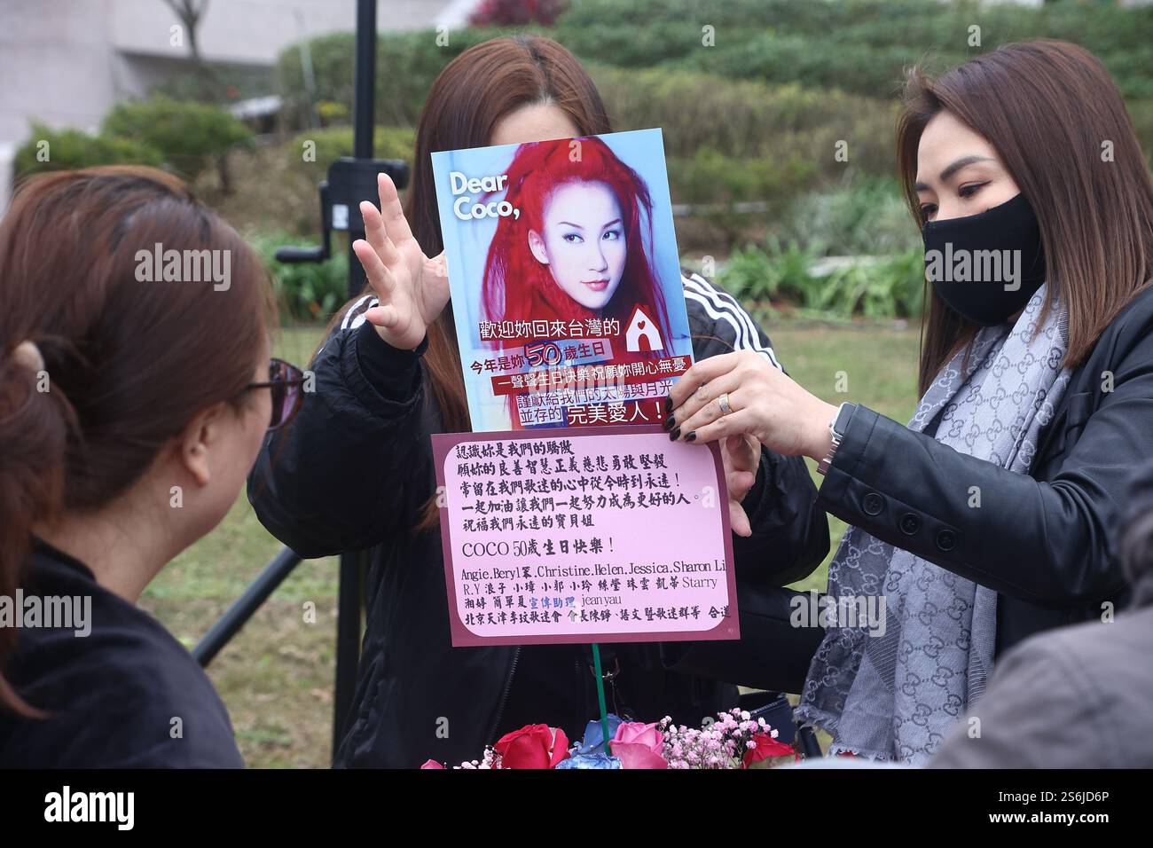 Taipei. 17th Jan, 2025. TAIPEI, CHINA - JANUARY 17, 2025 - Family ...