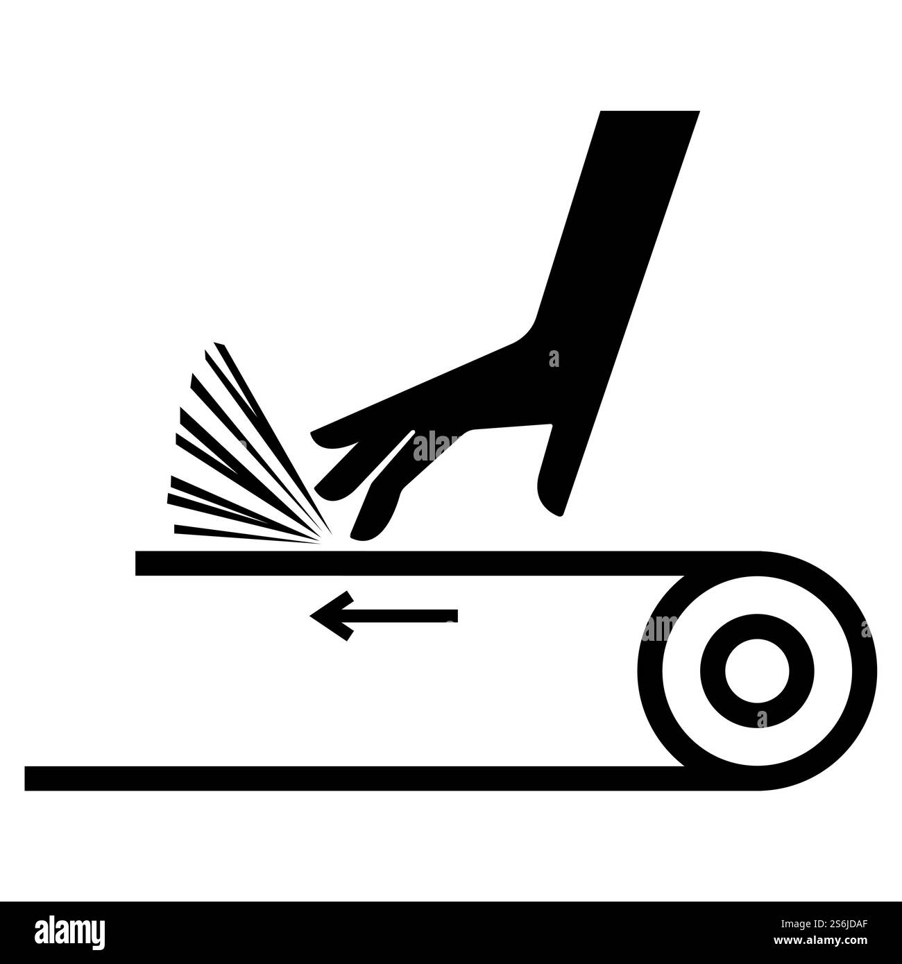 Hand Abrasion Belt Drive Symbol Sign Stock Vector Image & Art - Alamy