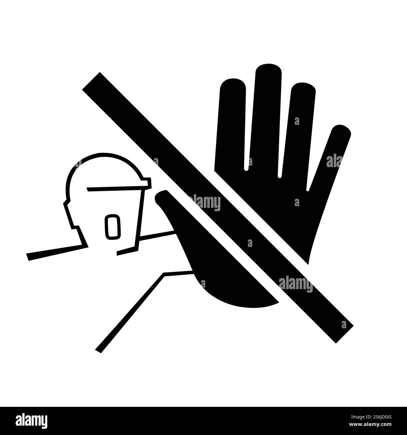 Do Not Touch,No Acces Sing Isolate On White Background Stock Vector ...