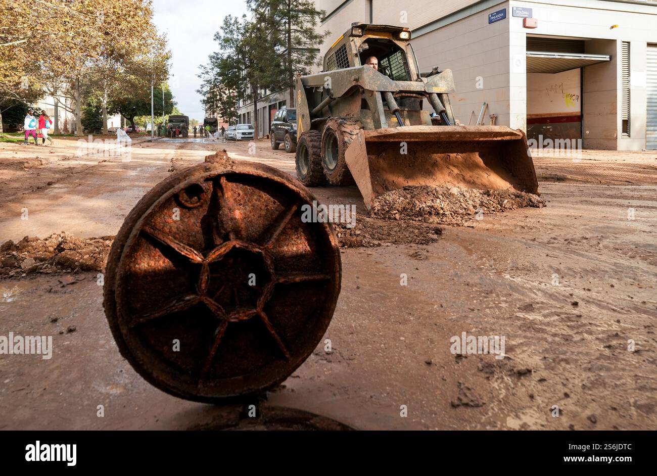Mini excavator bobcat driver hi-res stock photography and images - Alamy