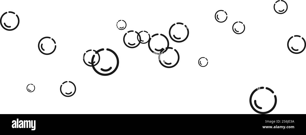 Fresh water bubbles illustration vector Stock Vector Image & Art - Alamy