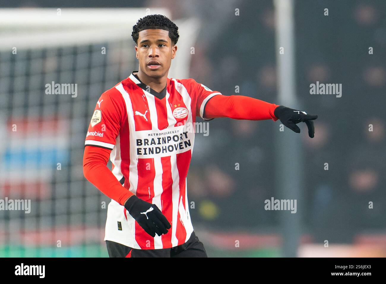 Eindhoven, Netherlands. 14th Jan, 2025. EINDHOVEN, NETHERLANDS - JANUARY 14: Ryan Flamingo of ...