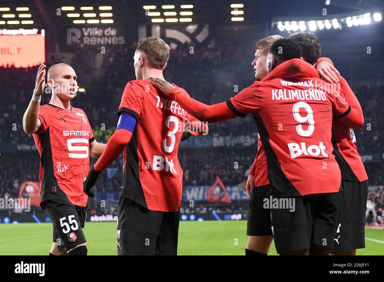 55 Leo Ostigard (srfc) - 03 Adrien TRUFFERT (srfc) - 17 Jordan JAMES ...