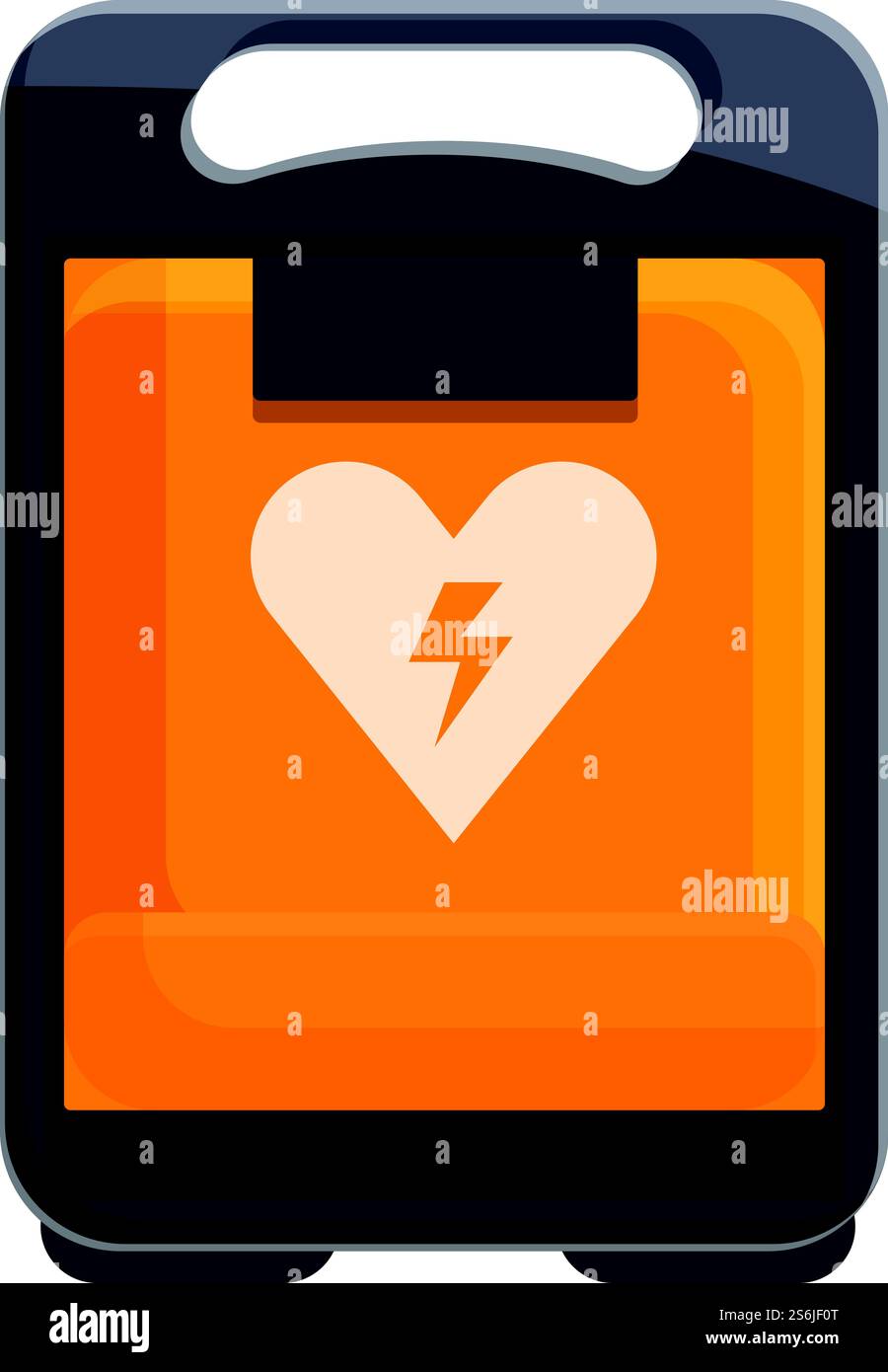 Patient defibrillator icon. Cartoon of Patient defibrillator vector icon for web design isolated ...