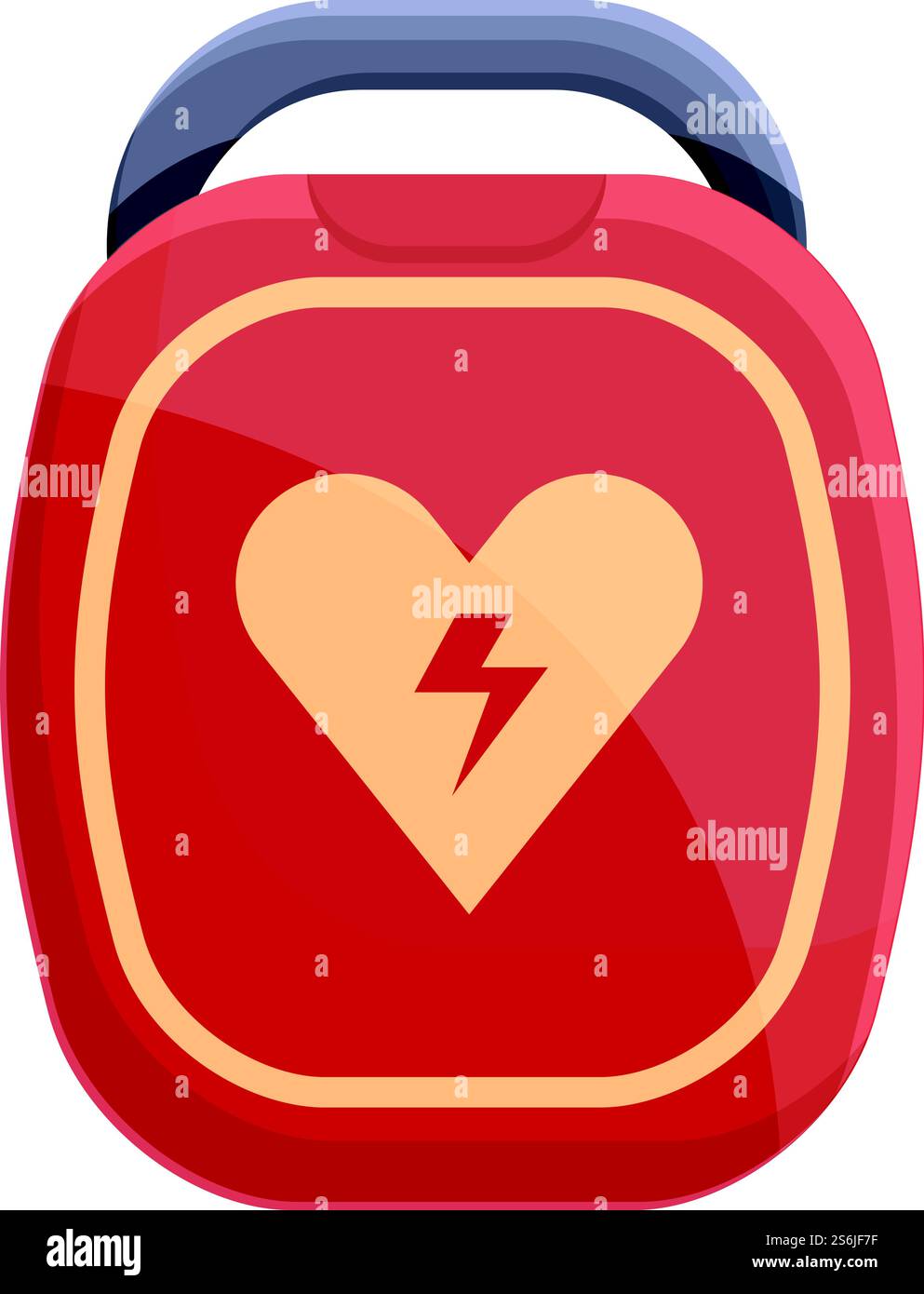Hypertension defibrillator icon. Cartoon of Hypertension defibrillator ...